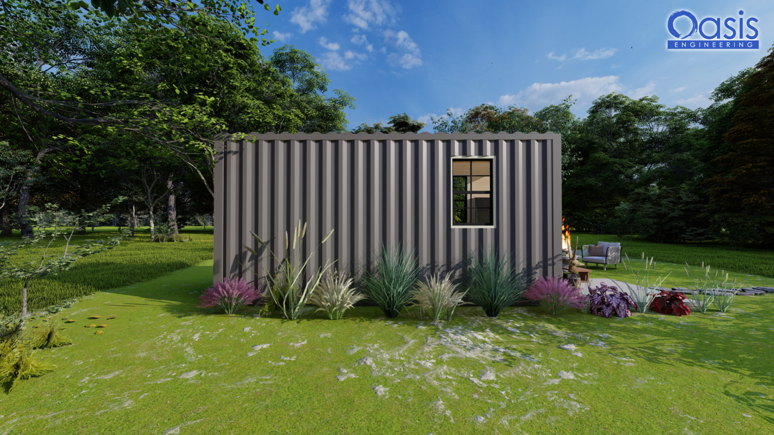 20x8 Tiny Home Shipping Container Blueprints - Tucson | Oasis Engineering