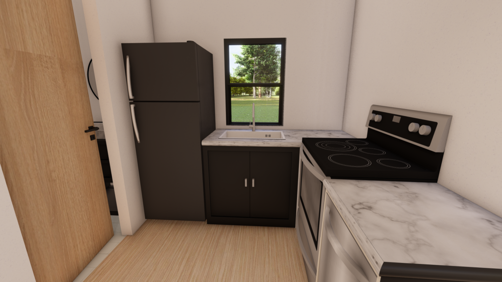 Two-Story Shipping Container ADU Plans - Duplex 320 sq-ft Studios