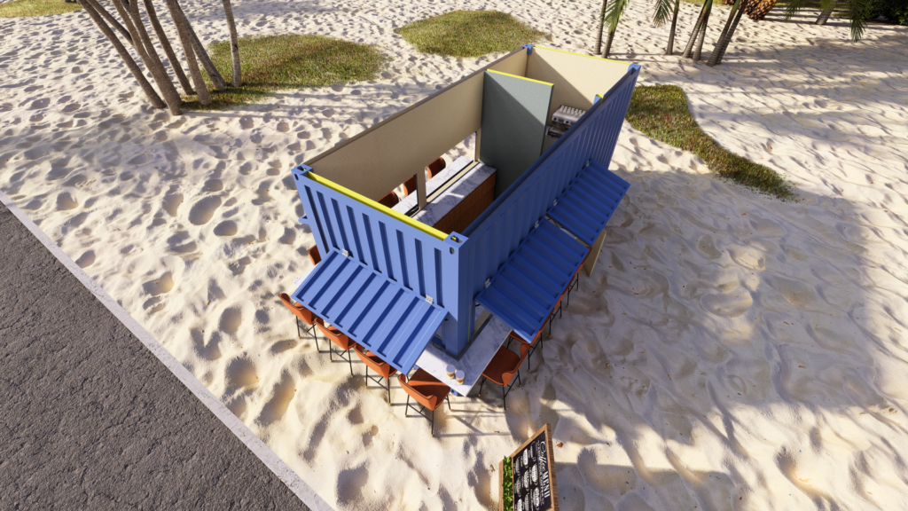 Plans for 20ft Shipping Container Bar