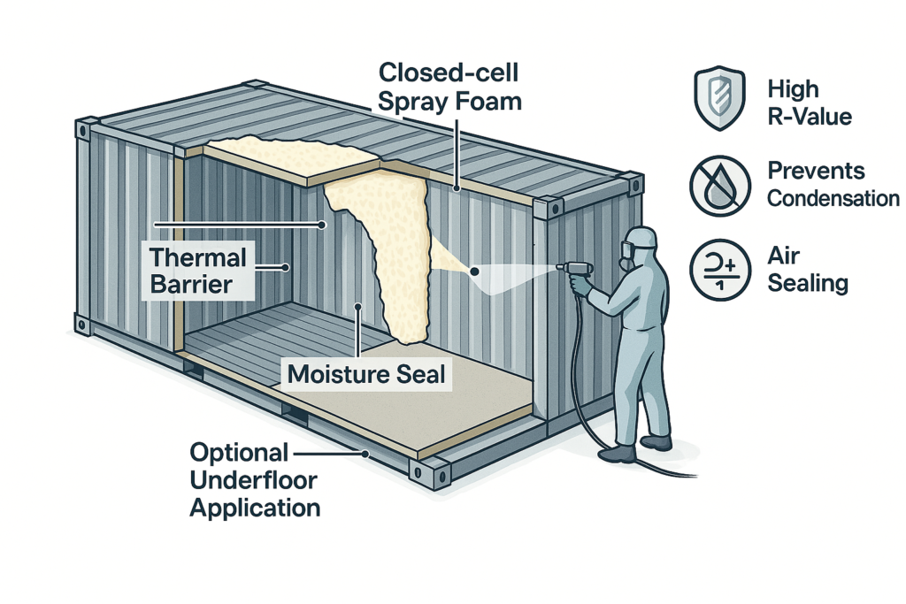 The Benefits of Closed-Cell Foam Insulation for Container Homes
