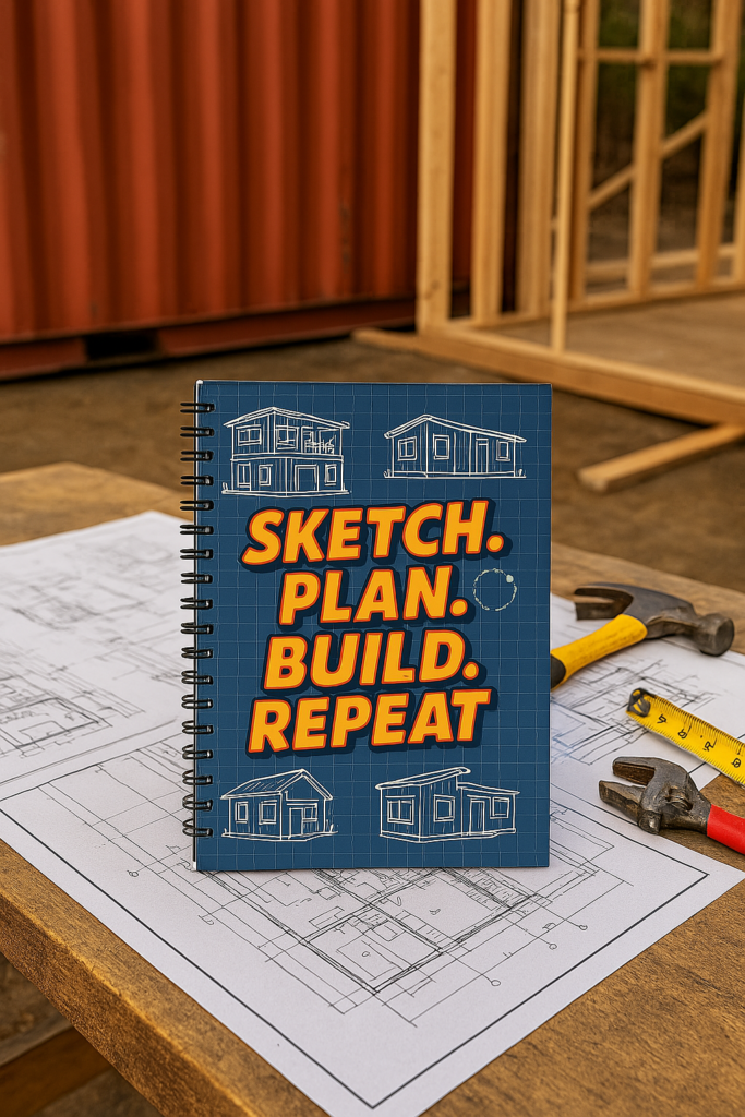 🧠 Creative Blueprint Spiral Notebook: Sketch. Plan. Build. Repeat.